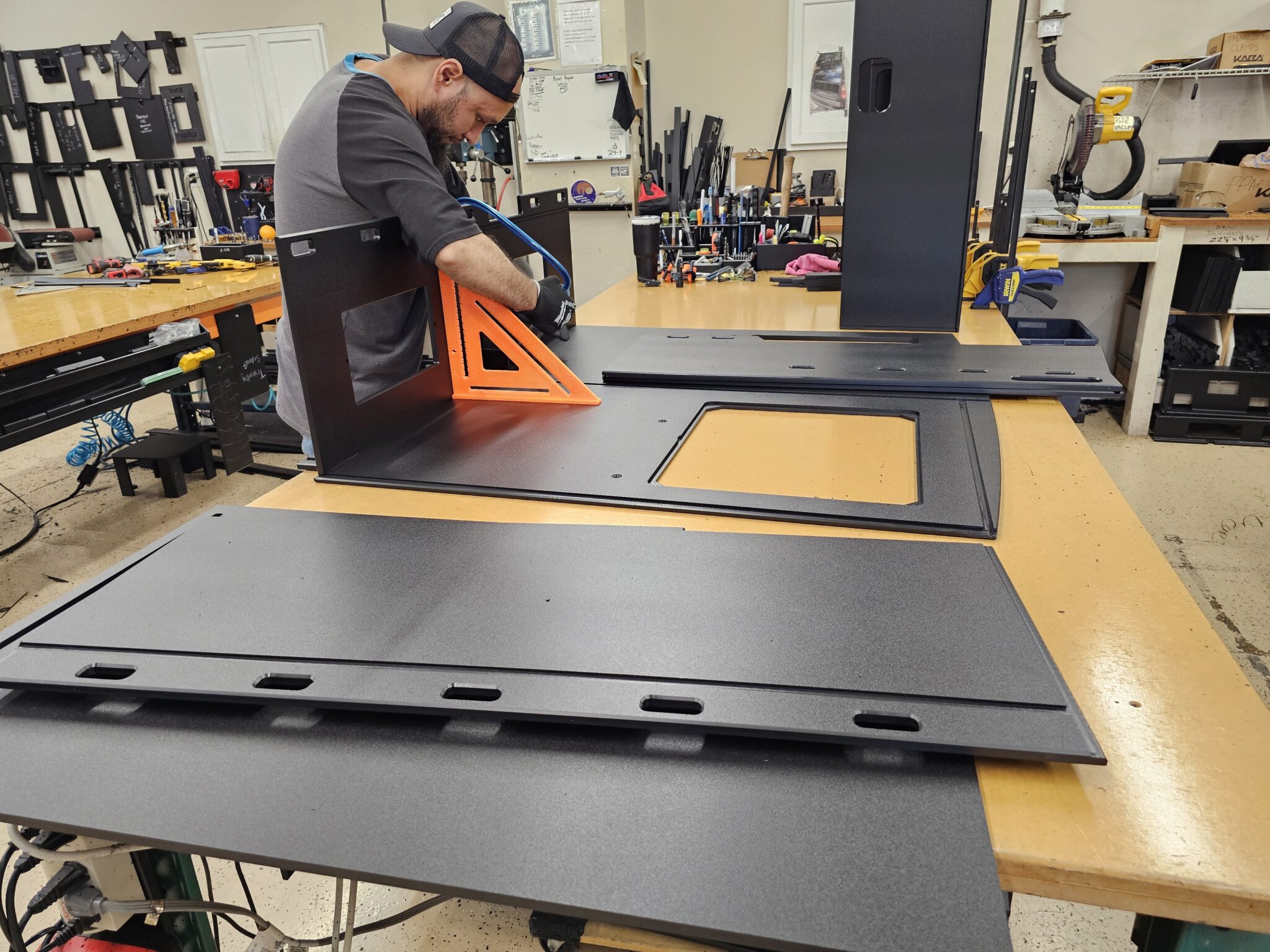 Plastic Products for Firetrucks Built Using CNC Machine