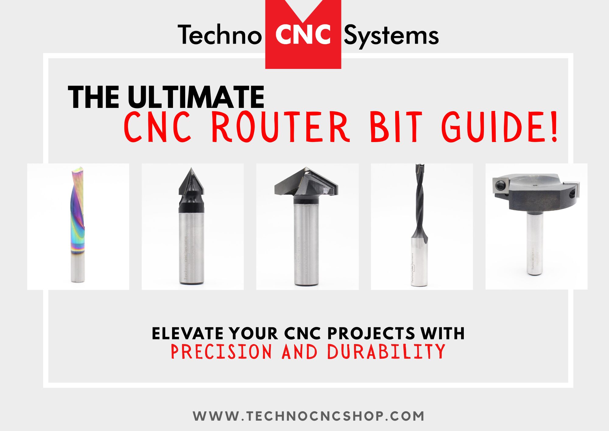 The Ultimate Guide to CNC Router Bits from Techno CNC Shop